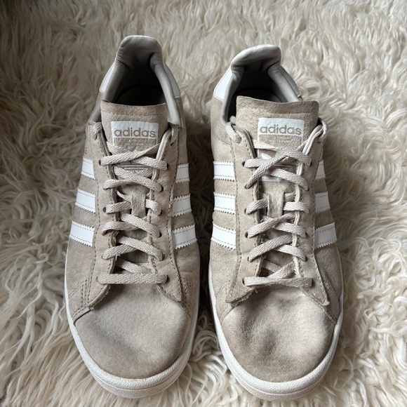 adidas | Shoes | Adidas Campus Light Tan Sneakers With White Accents ...